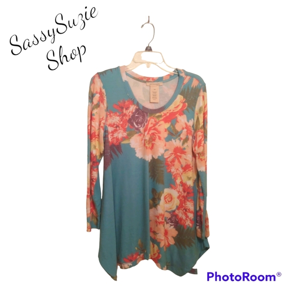 Philosophy | Tops | Philosophy Republic Womens L Soft Floral Shirt ...